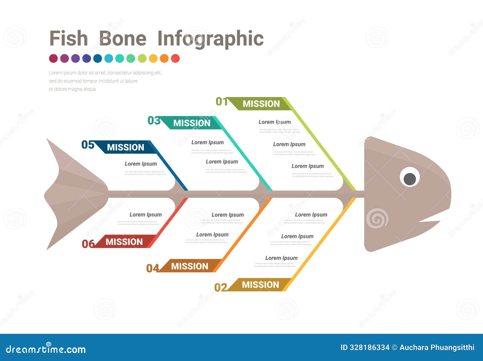 Fish-pie Chart Cartoon Vector | CartoonDealer.com #11908103