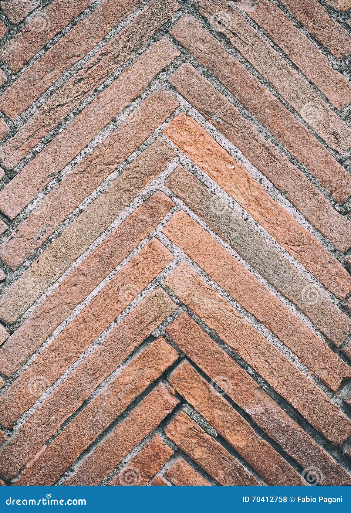 Fish Bone Texture of Aged Red Bricks Stock Photo - Image of arrow ...