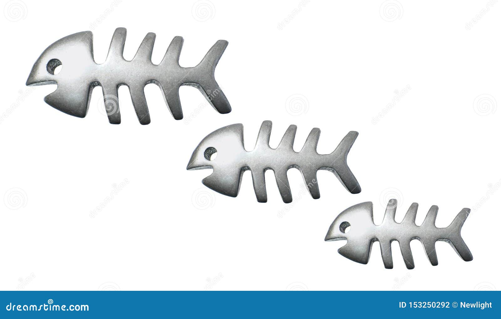 Fish Bones On A Plate Stock Photography | CartoonDealer.com #41099762