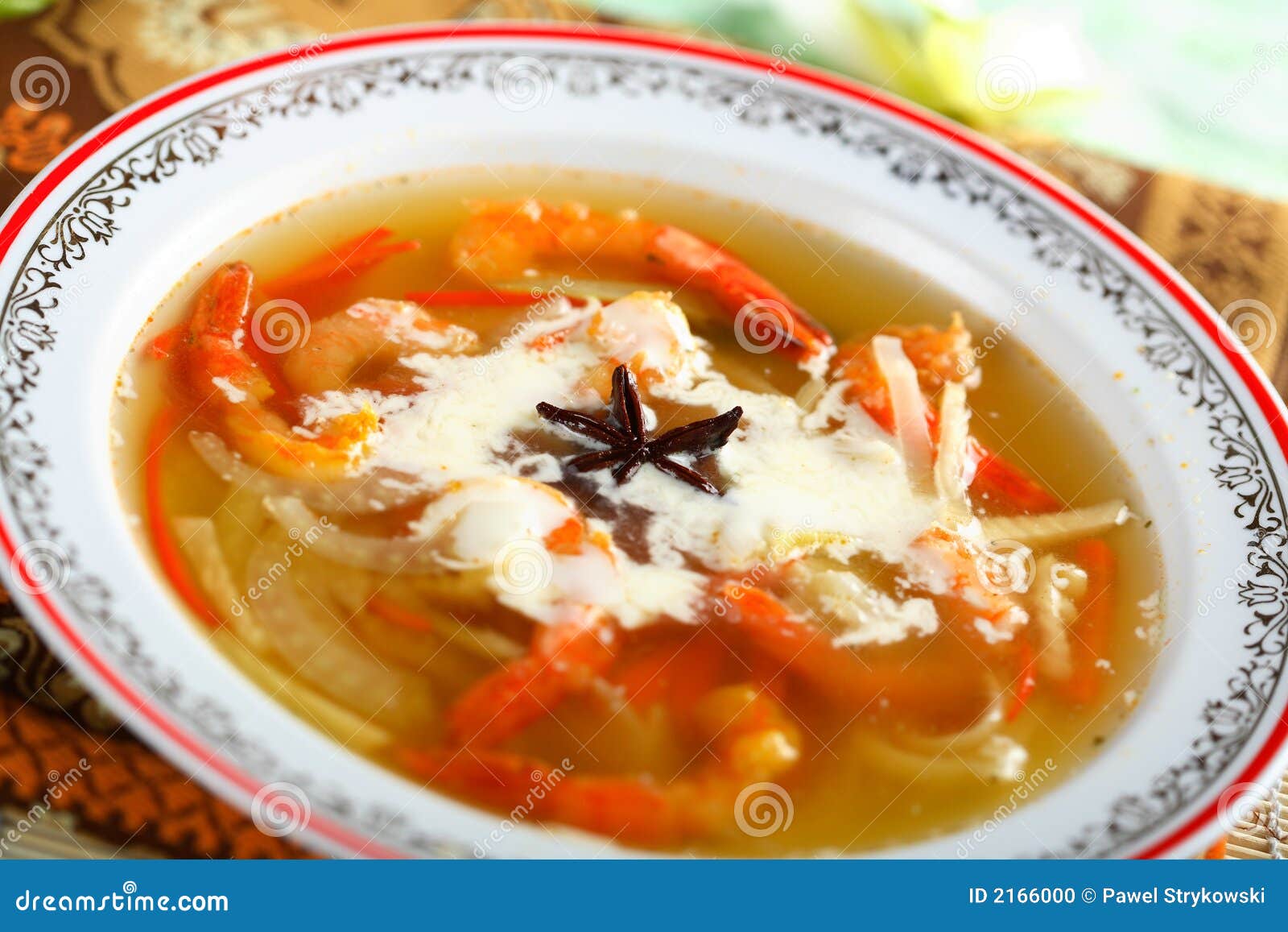 Fish Bouillon with Vegetables Stock Photo - Image of african ...