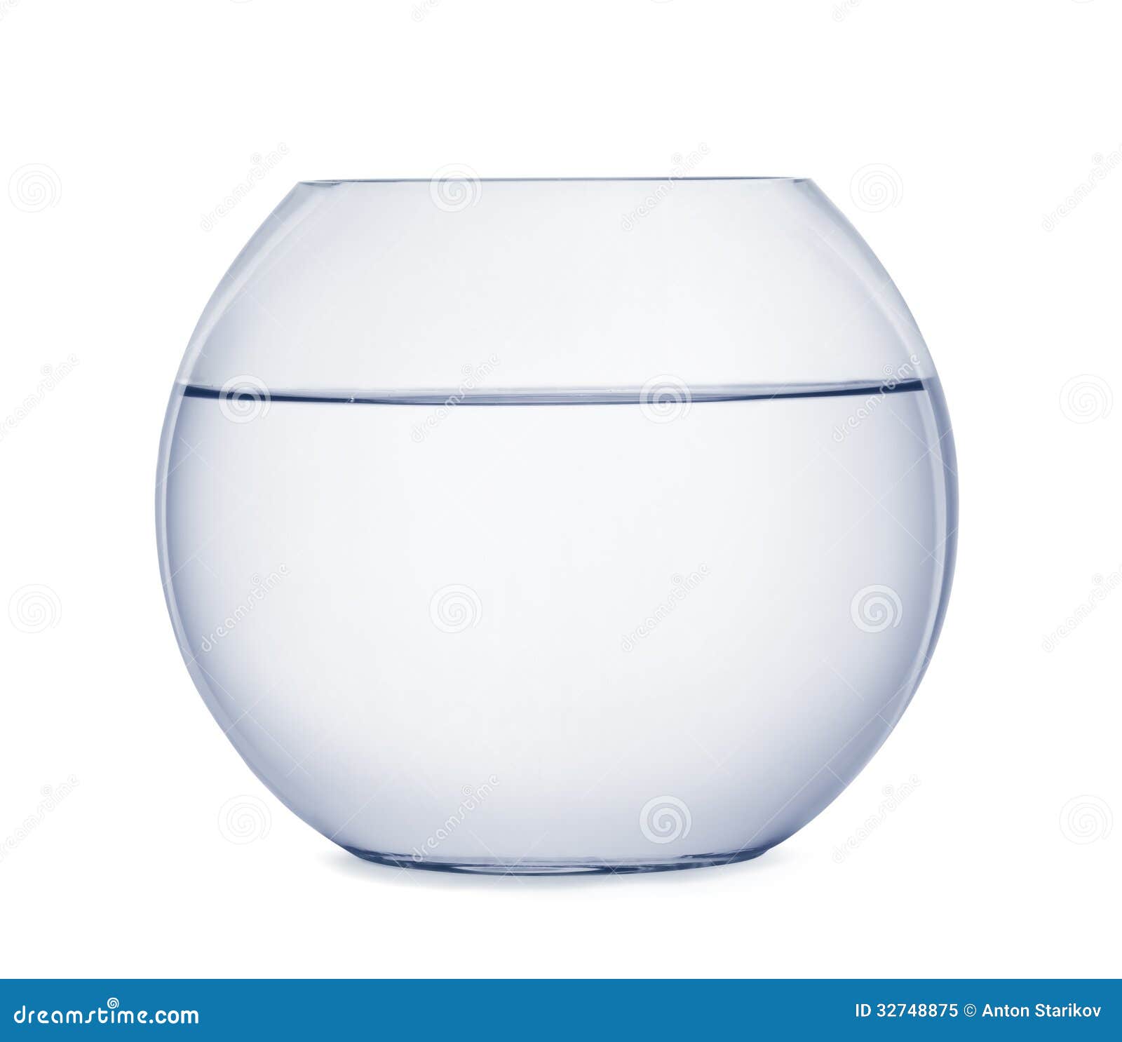 Fish bowl stock image. Image of clear, reflection, space - 32748875