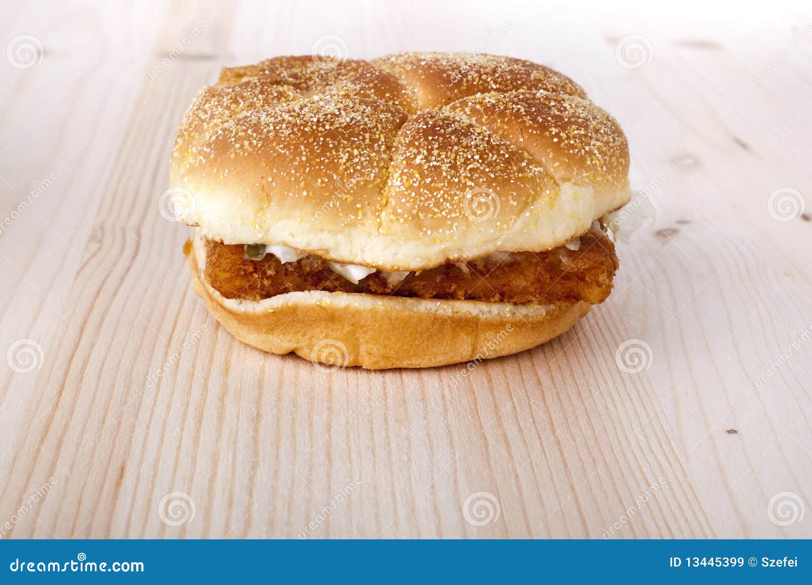Fish burger stock image. Image of mayo, meal, ingredient - 13445399
