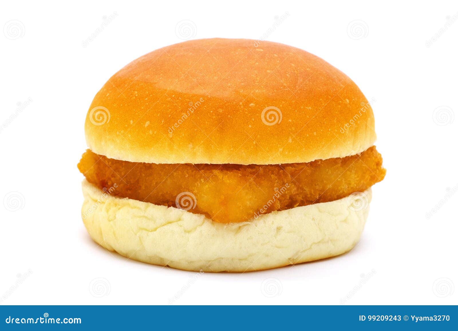 Fish burger stock image. Image of fast, front, cuisine - 99209243