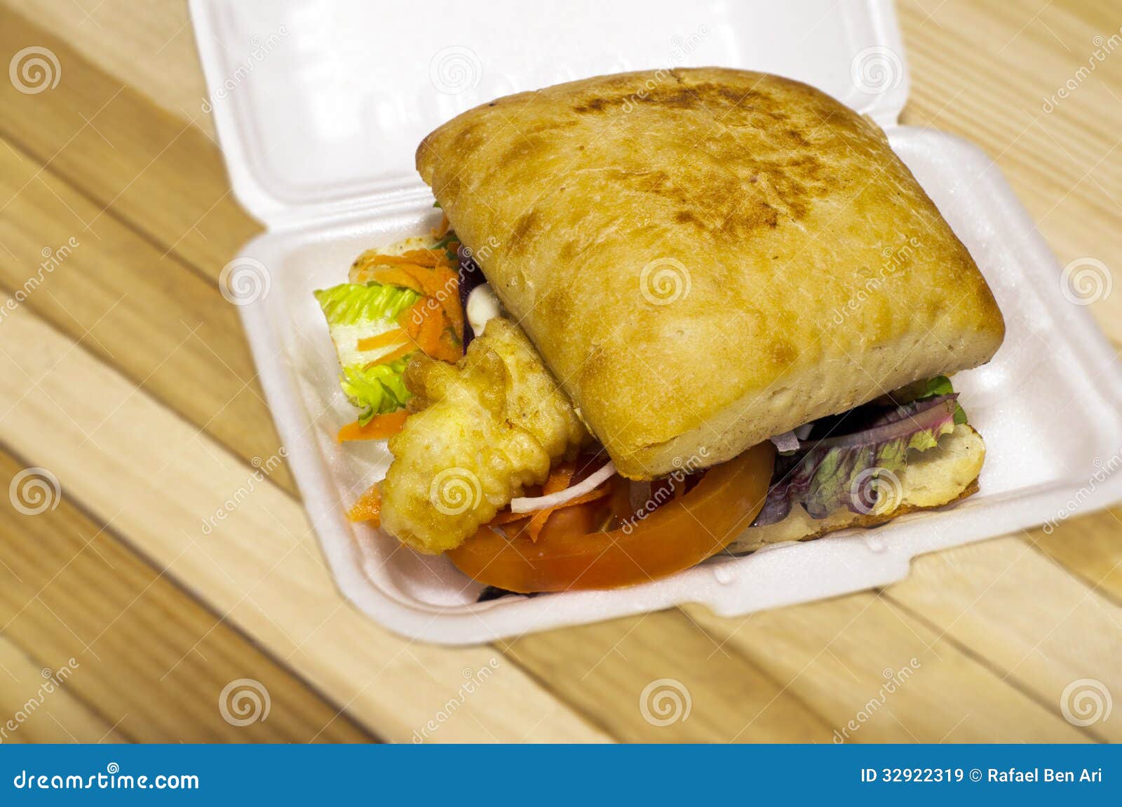 Fish Burger With Cheese And Mayonnaise Close Up Isolated On White ...