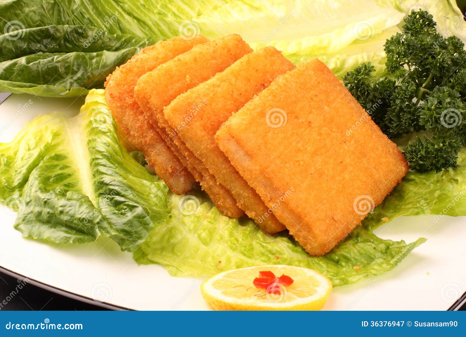 Fish Burger with Vegetables. Stock Image - Image of away, patty: 36376947
