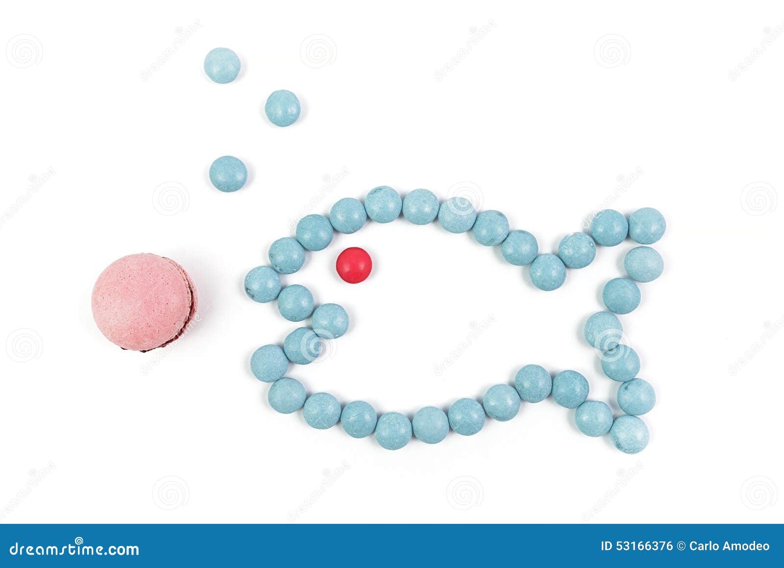 Fish candy stock photo. Image of concept, macaron, ocean - 53166376