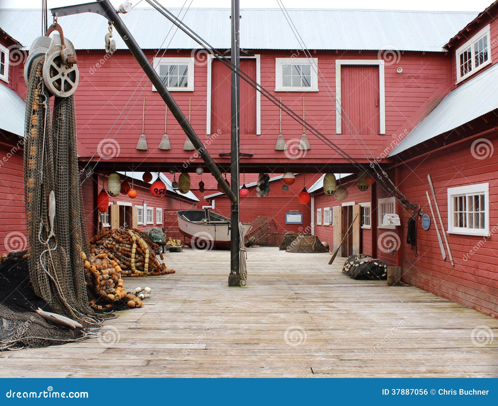 Fish Cannery Building stock photo. Image of cannery, historic - 37887056