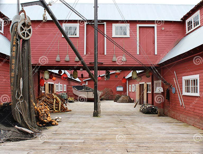 Fish Cannery Building stock photo. Image of cannery, historic - 37887056