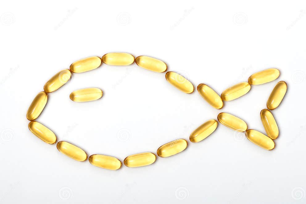 Fish from capsules stock image. Image of fitness, healthy - 7668905