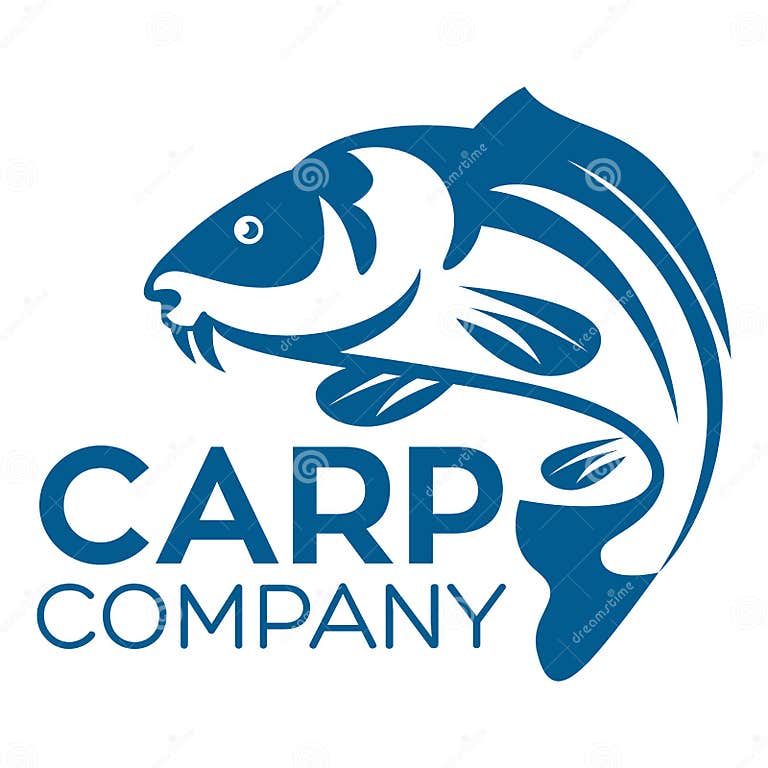 Fish Carp Logo. Vector Illustration. Stock Vector - Illustration of ...
