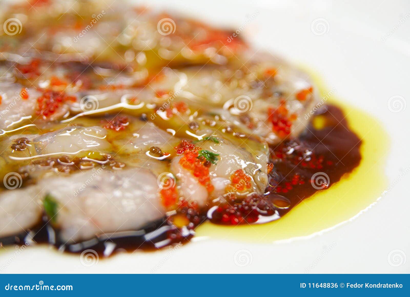 Fish carpaccio stock photo. Image of healthy, vinegar - 11648836