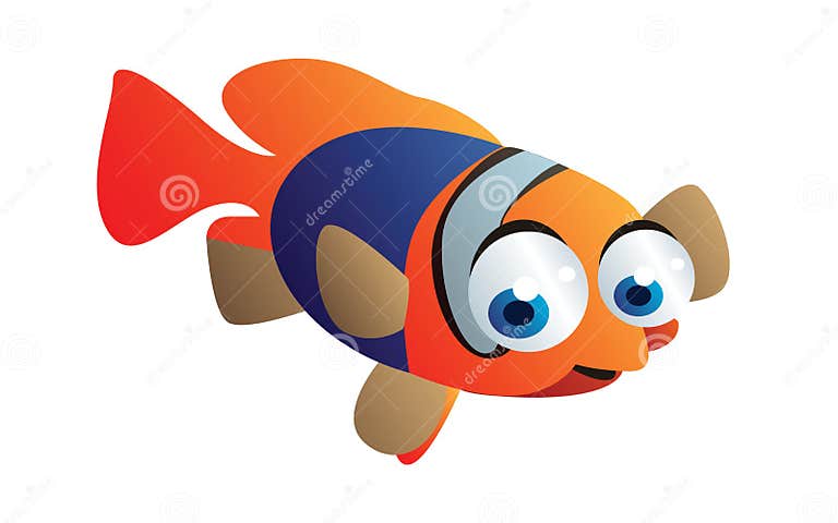 Fish cartoon stock illustration. Illustration of amusing - 37491920