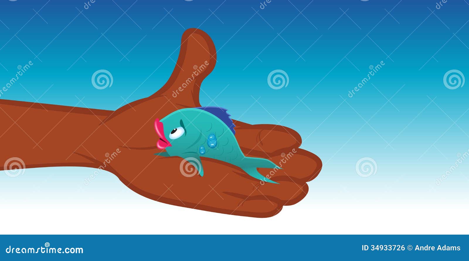 Fish Caught On A Hook Cartoon Vector | CartoonDealer.com #84249977