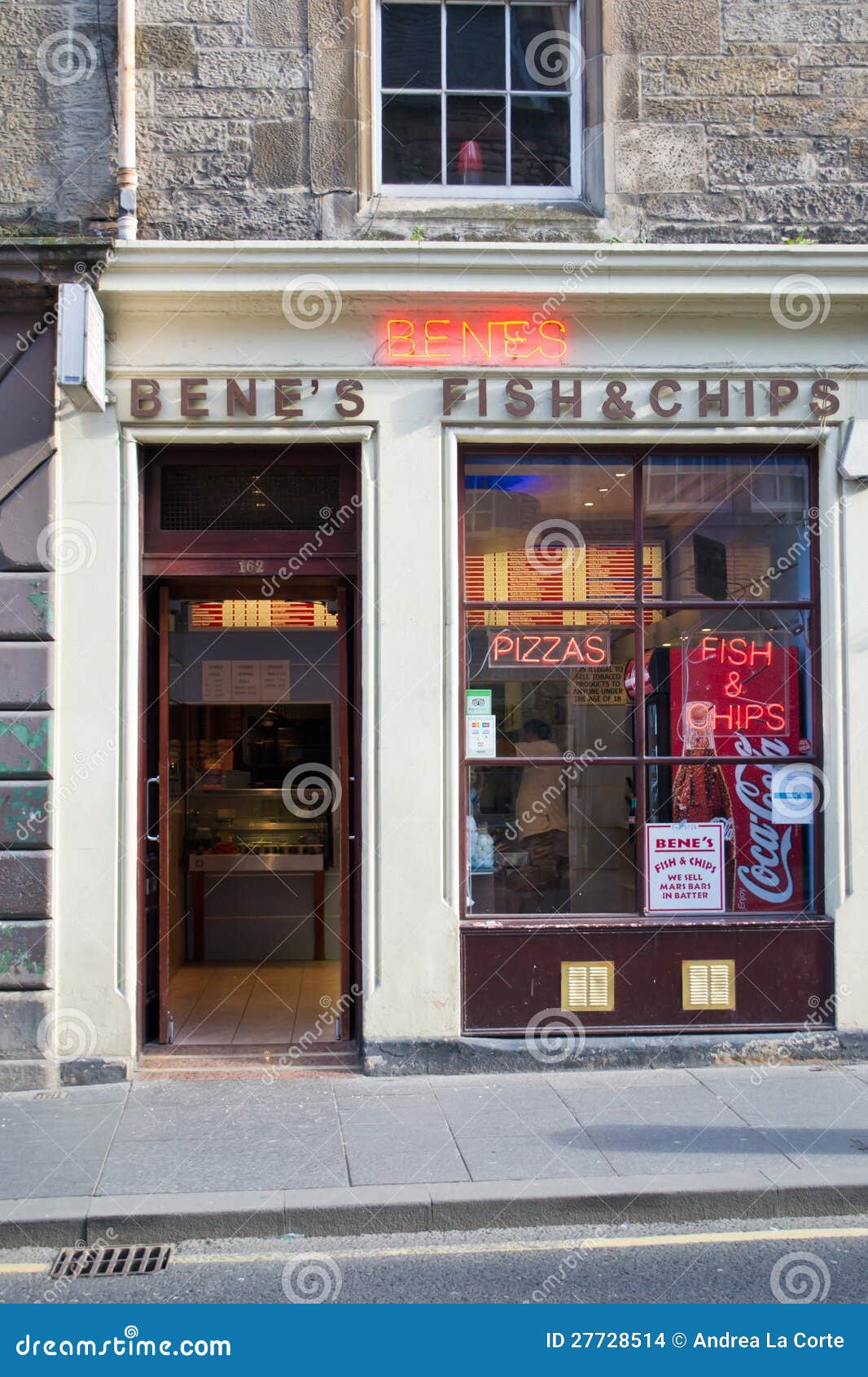 Fish & Chip Traditional British Shop Editorial Stock Image - Image of ...