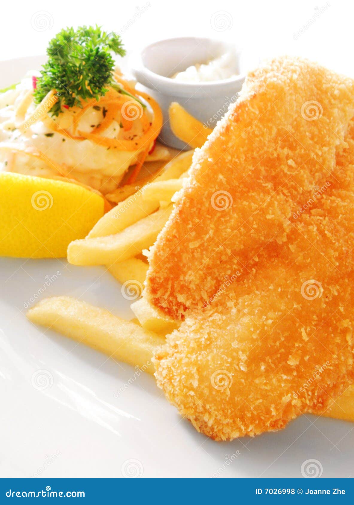 Fish and chips stock photo. Image of delicious, dishes - 7026998