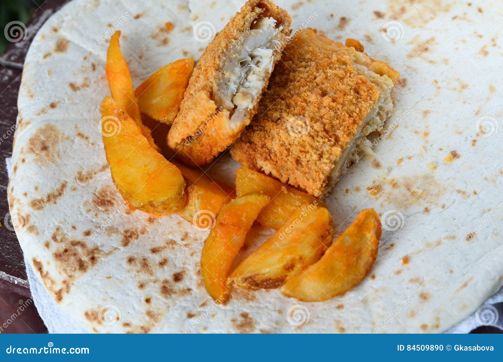 Fish and Chips stock photo. Image of gourmet, fast, close - 84509890