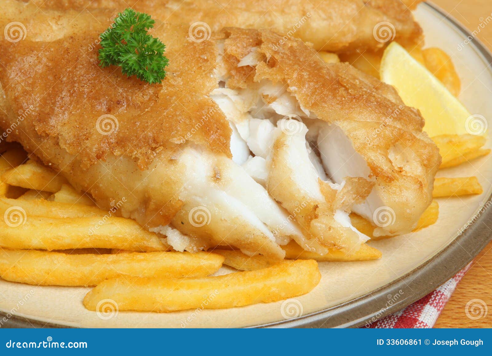 Fish and Chips stock image. Image of meal, plate, fries - 33606861