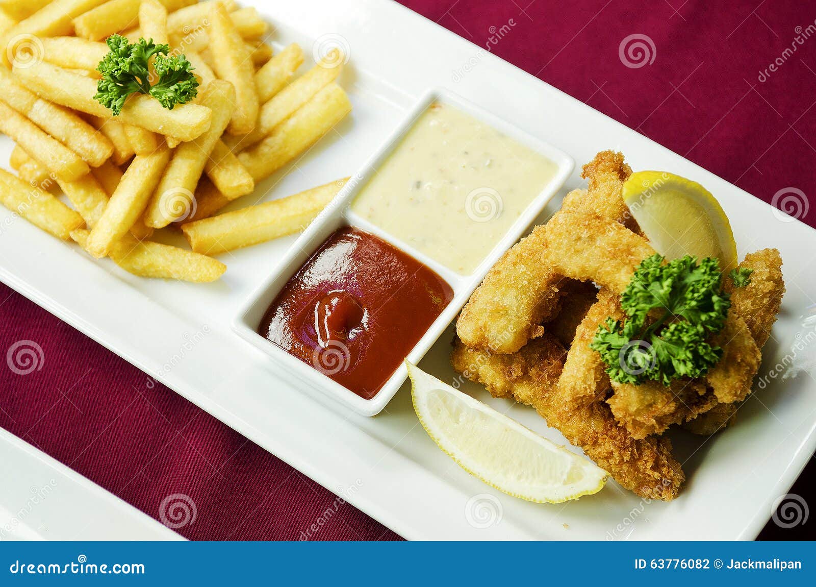 Fish and Chips Classic British Food Stock Photo - Image of classic ...