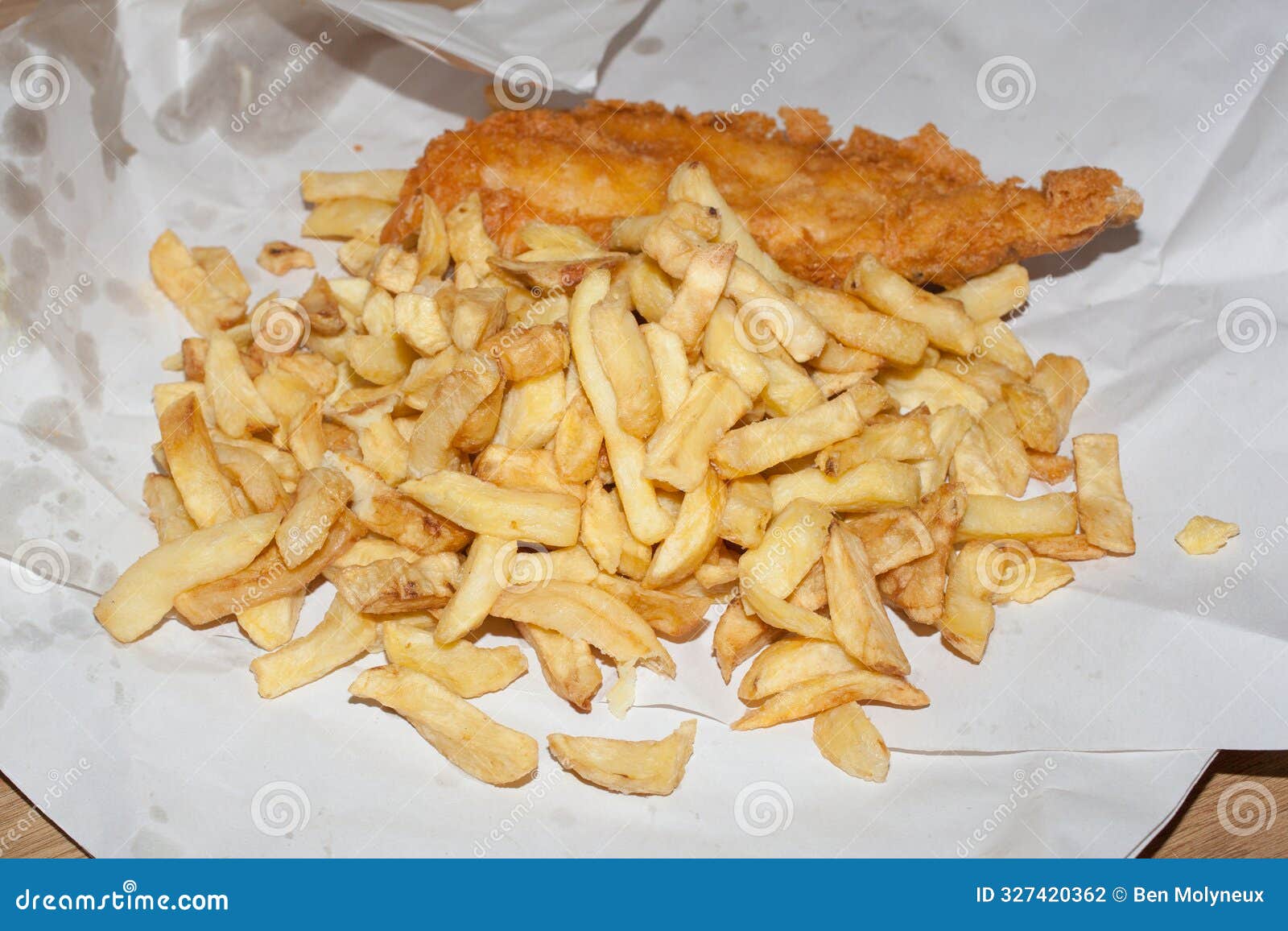 Fish and Chips from an English Fish and Chip Chop Editorial Photography ...