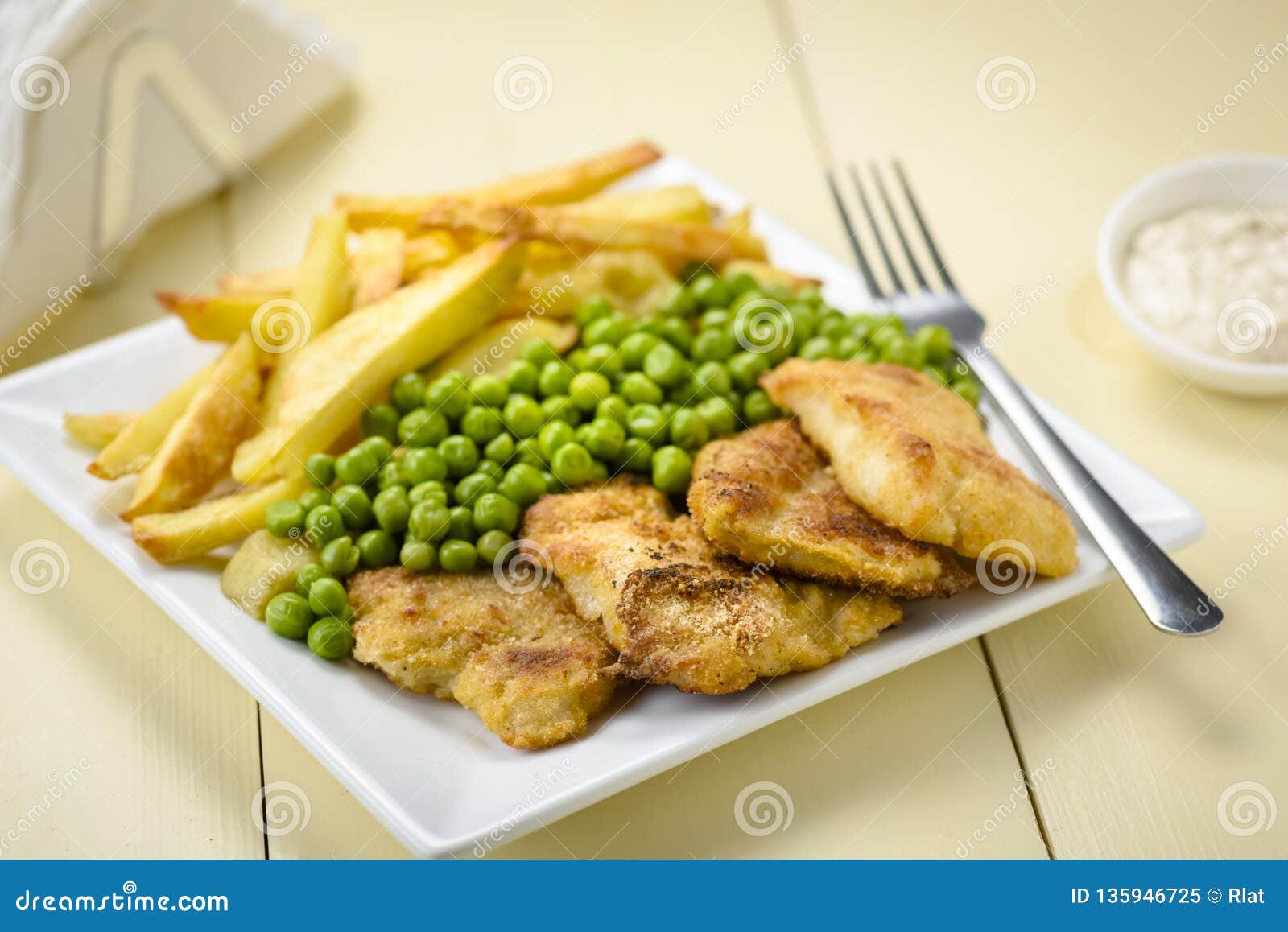 Fish and Chips - Food from British Pubs Stock Image - Image of crispy ...