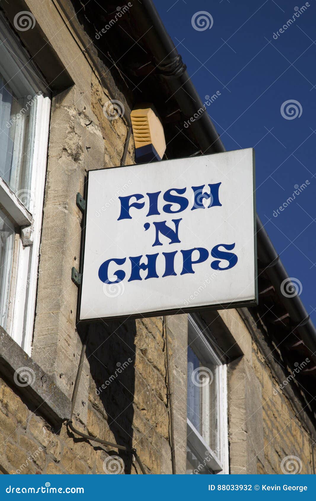 Fish and Chips Sign editorial photography. Image of fish - 88033932