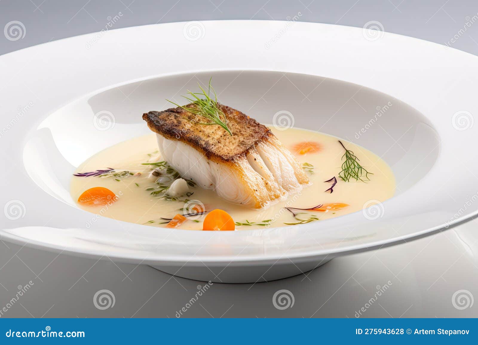 Fish Cod Fillet, Codfish Meal, Halibut Meat, Abstract Generative AI ...