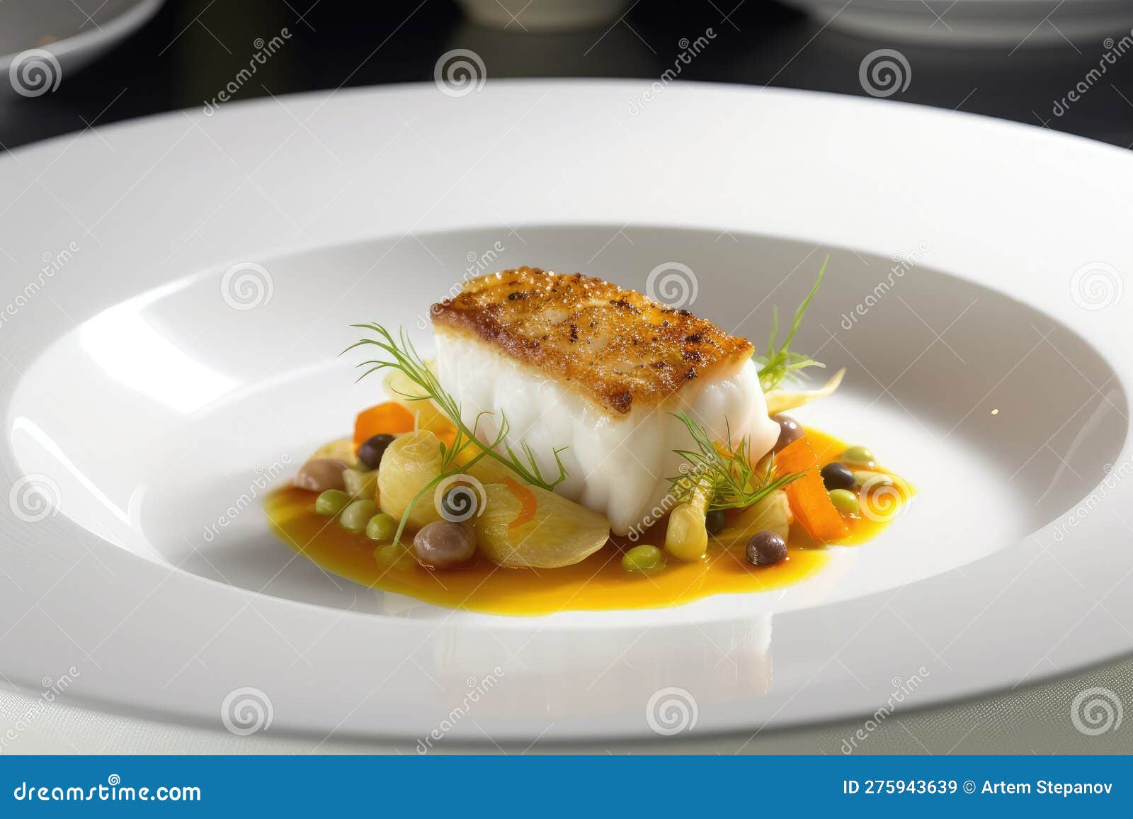 Fish Cod Fillet, Codfish Meal, Halibut Meat, Abstract Generative AI ...