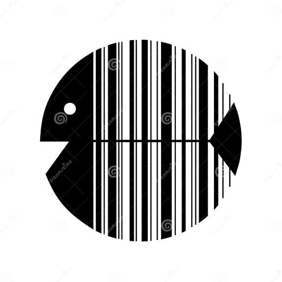 Fish code stock illustration. Illustration of animal, code - 9841145