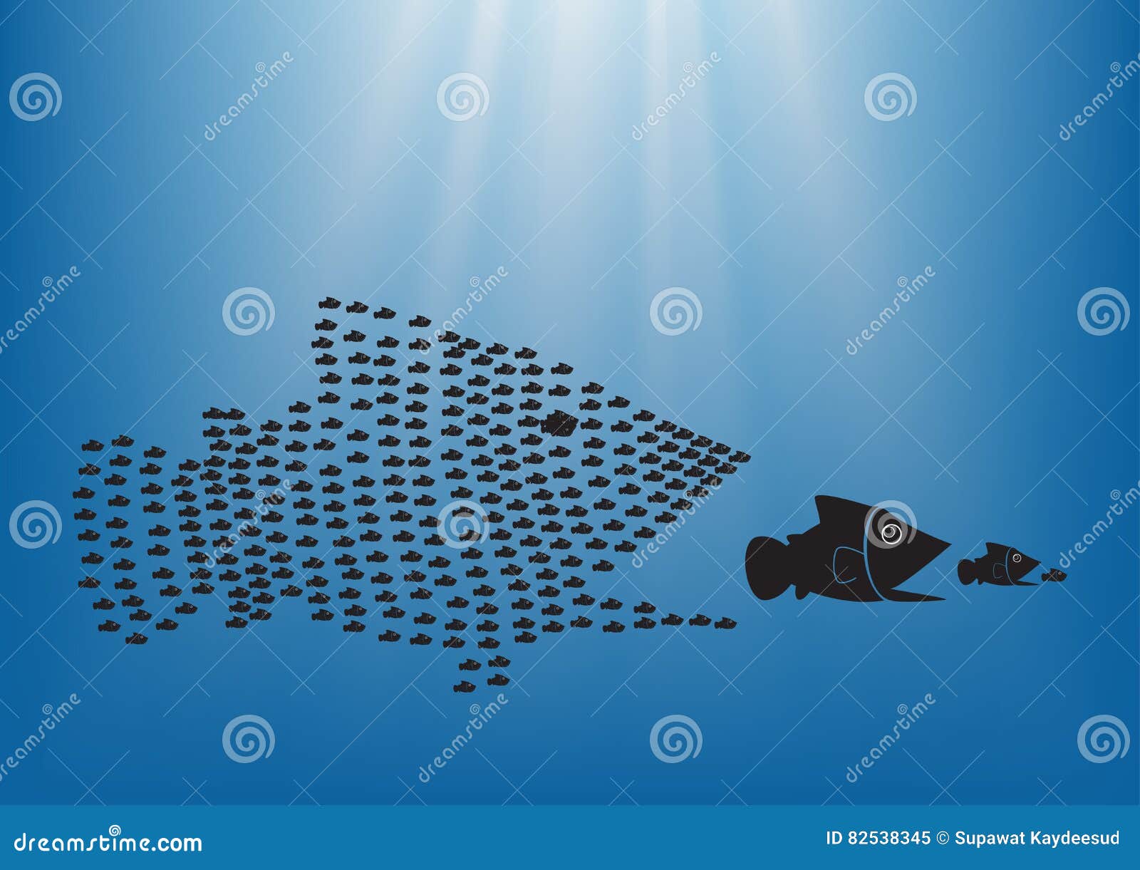Fish concept 2 stock vector. Illustration of concept - 82538345