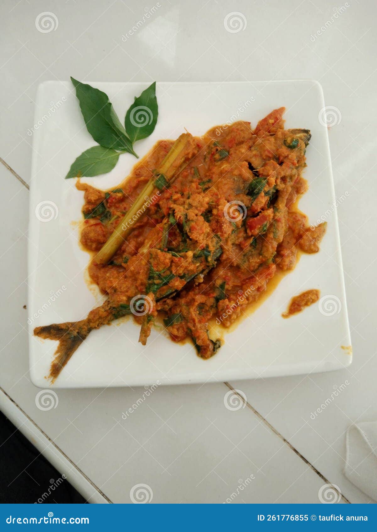 Fish coocking hot stock image. Image of salad, lunch - 261776855