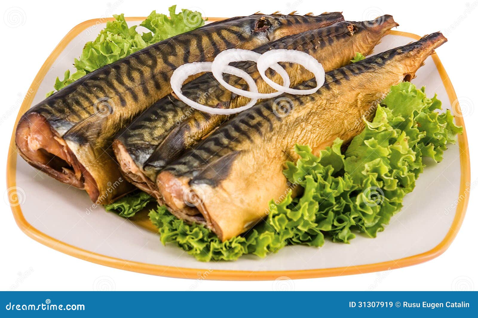 Fish cooking smoked stock image. Image of meal, freshness - 31307919
