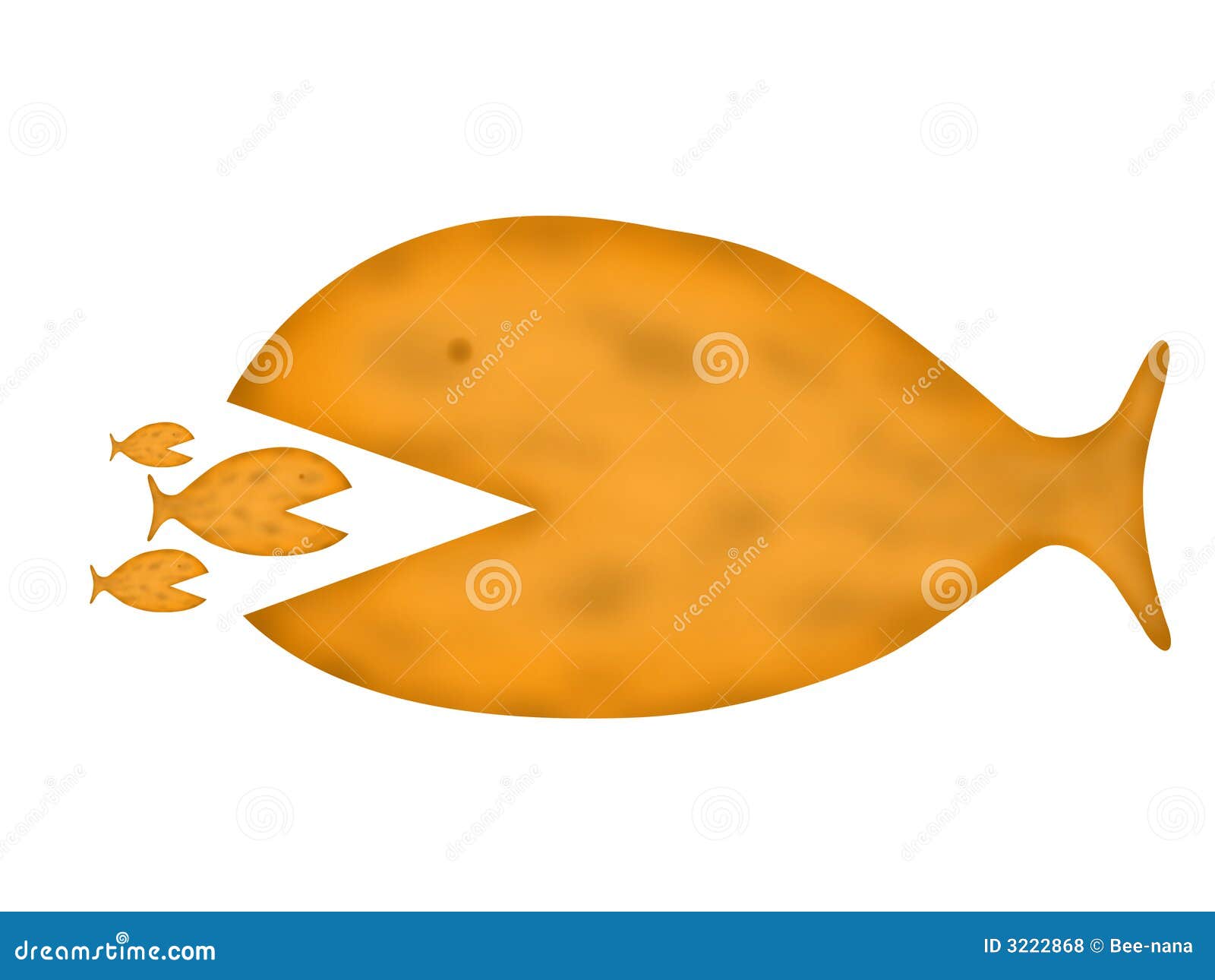 Fish Crackers Illustration stock illustration. Illustration of snack ...