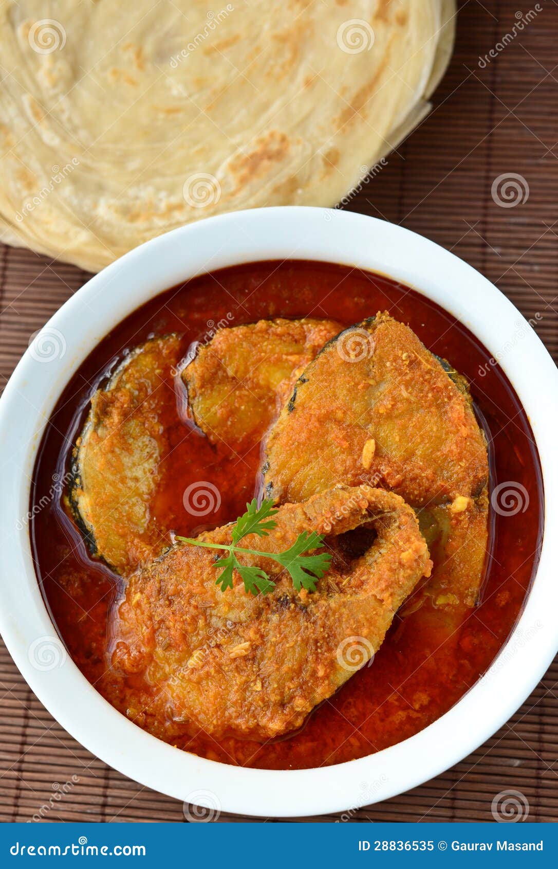 Fish Curry stock image. Image of curry, leaves, appetizing - 28836535