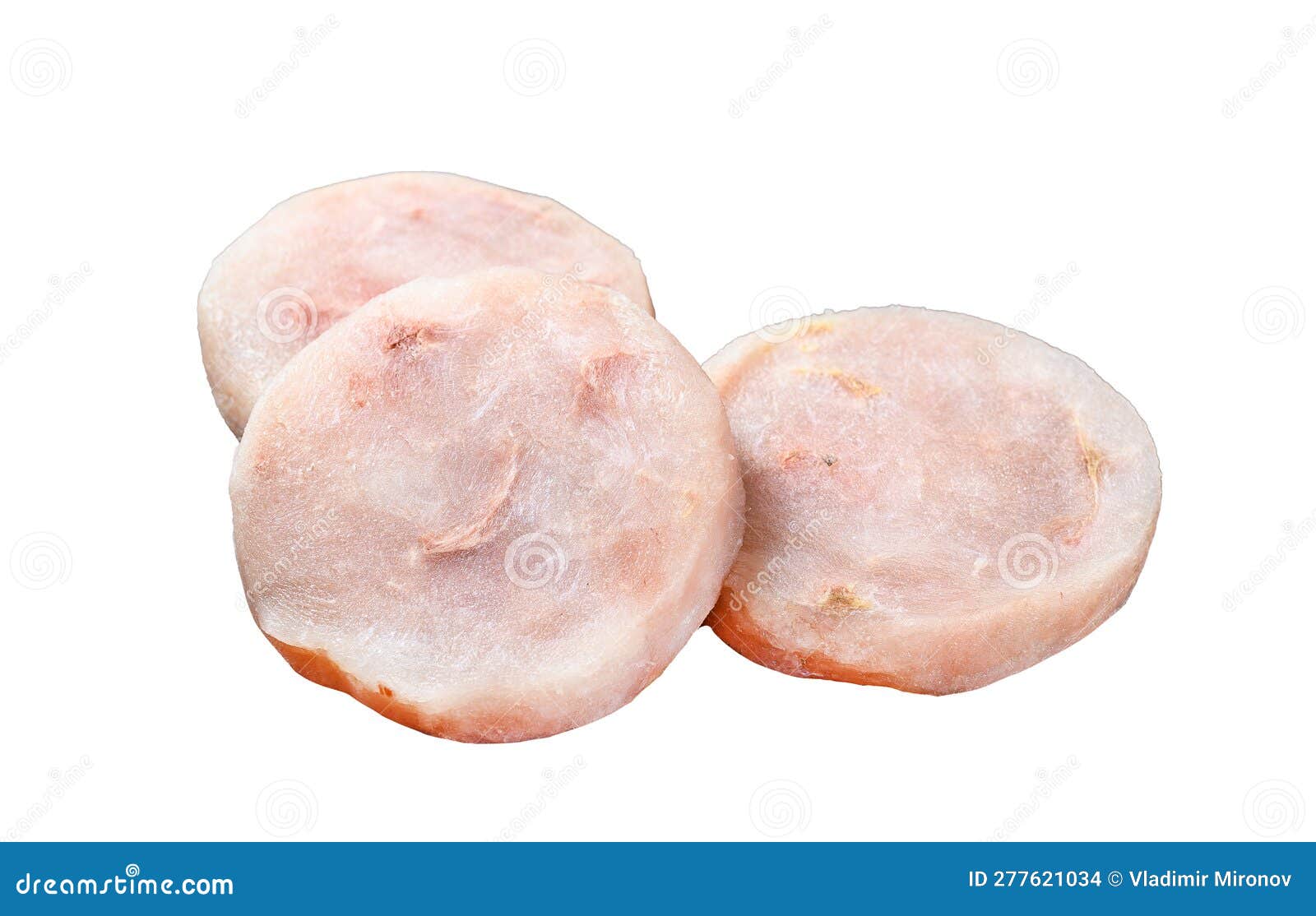Fish Cutlets from Minced Cod. Isolated on White Background. Stock Photo ...