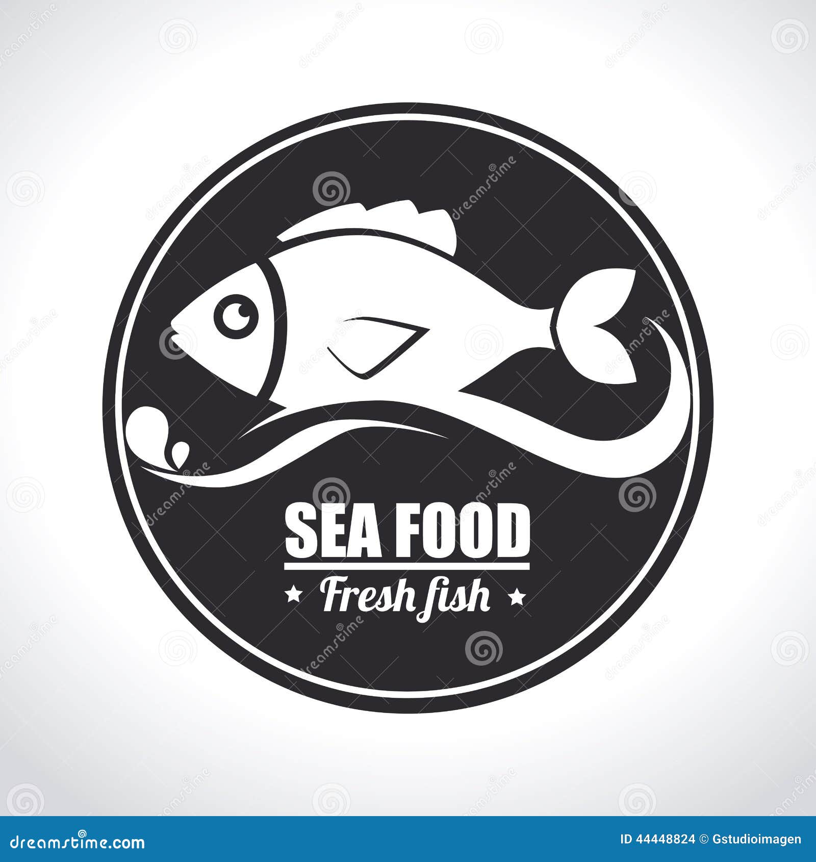 Fish design stock vector. Illustration of graphic, sign - 44448824