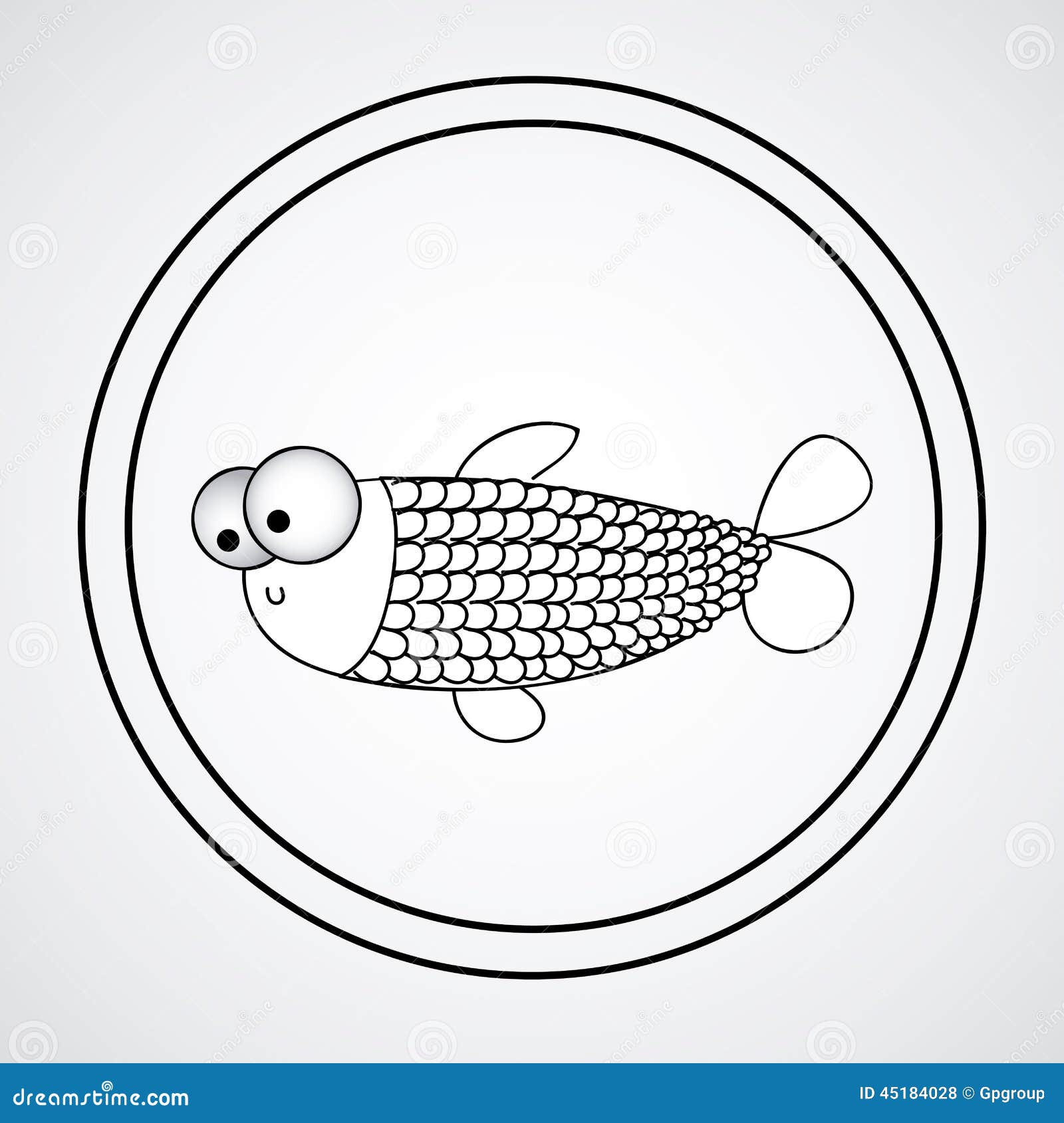 Fish design stock vector. Illustration of fishing, collection - 45184028