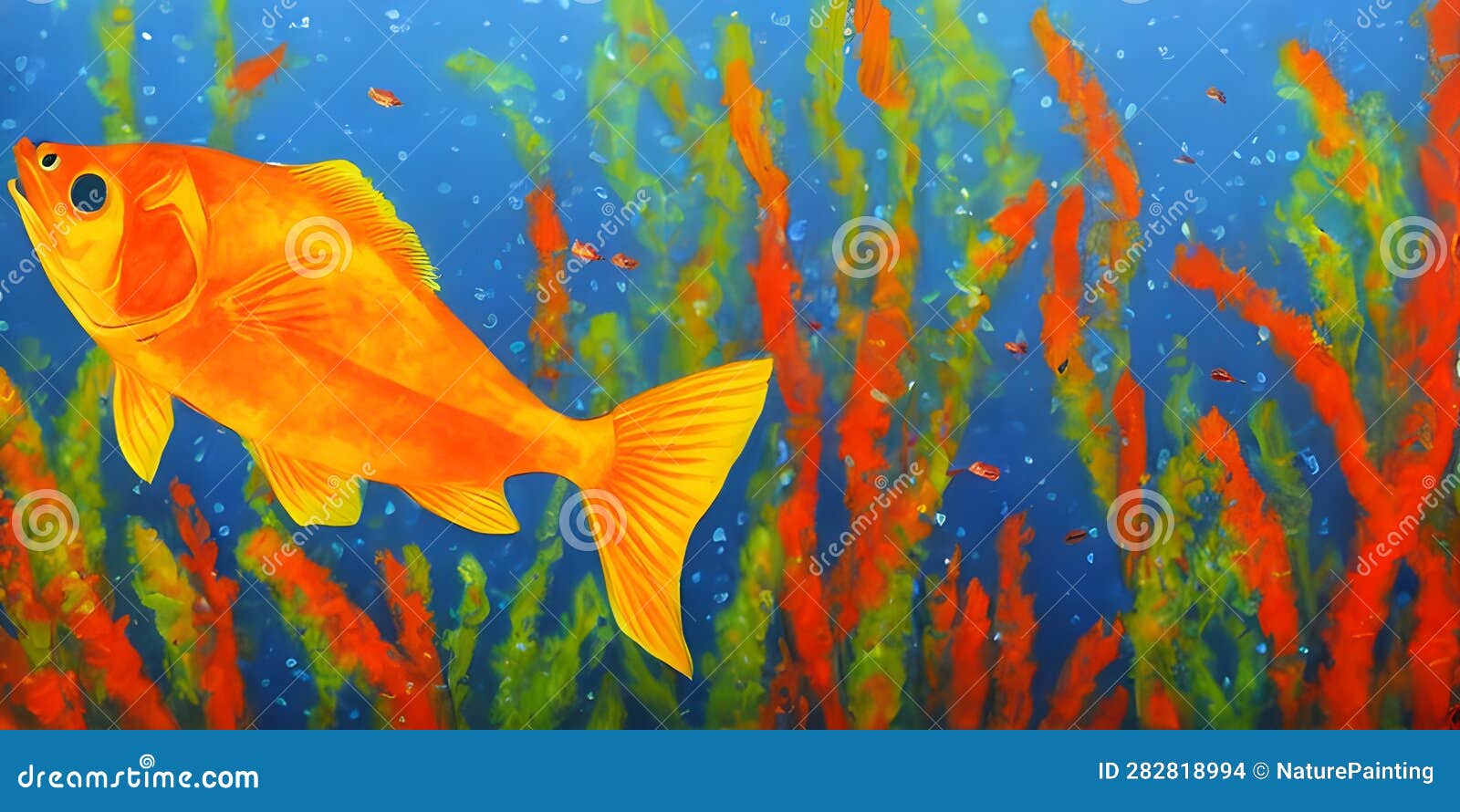 Fin Tales Digital Paintings of Fish that Tell a Unique Story Stock ...