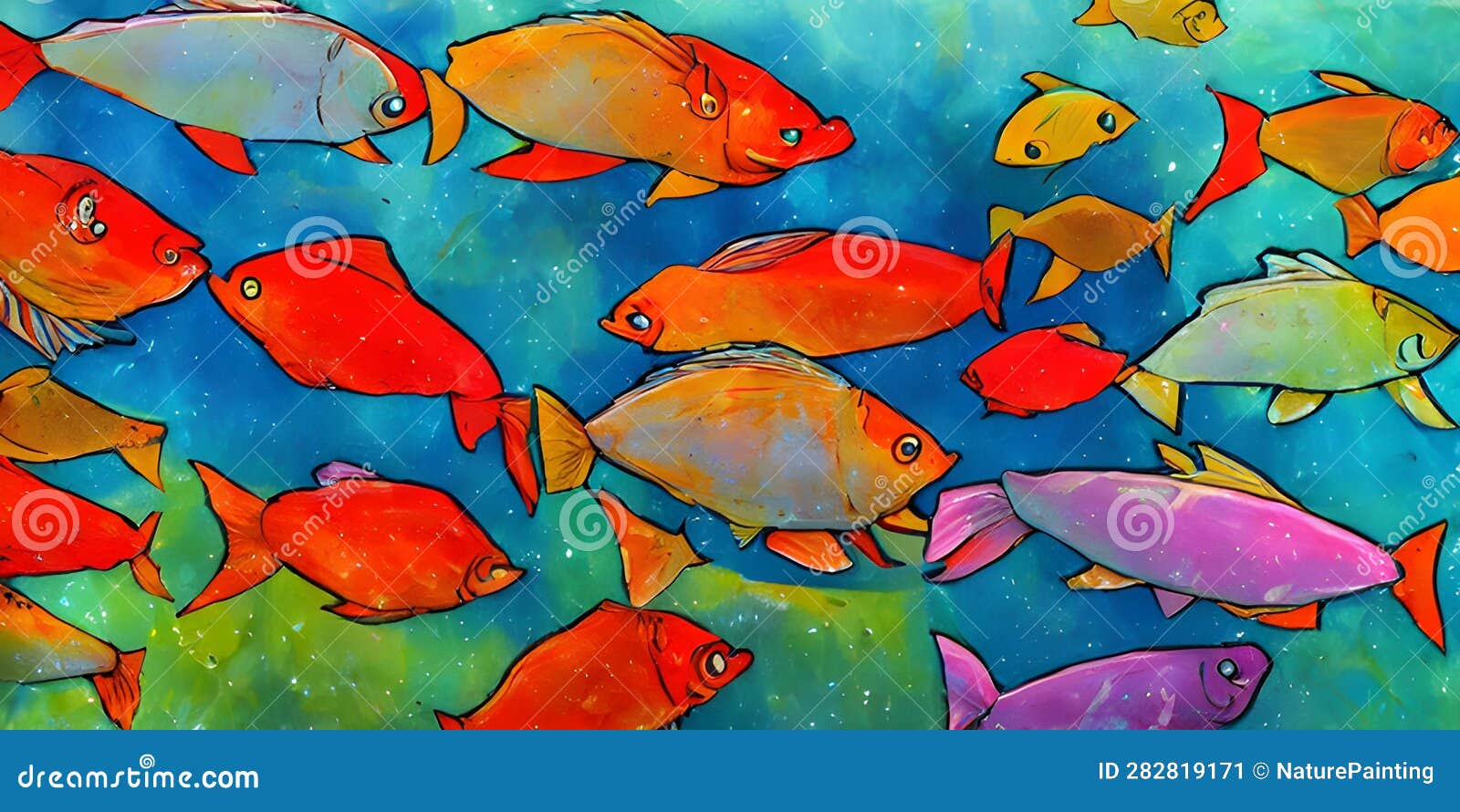 Fish Tastic Colorful And Lifelike Digital Paintings Of Fish Royalty ...