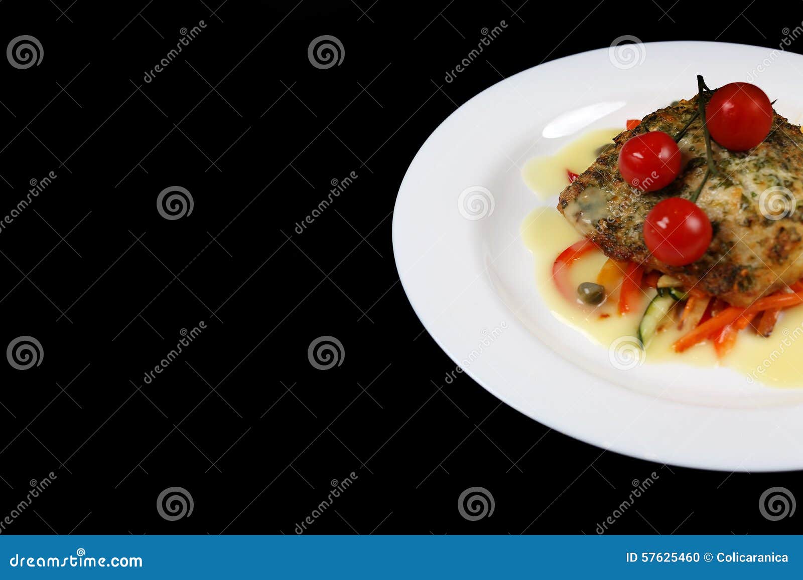 Fish for dinner stock photo. Image of plates, sticks - 57625460