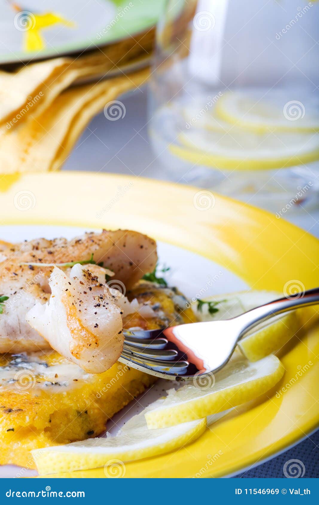 Fish dish stock image. Image of gourmet, eating, lunch - 11546969