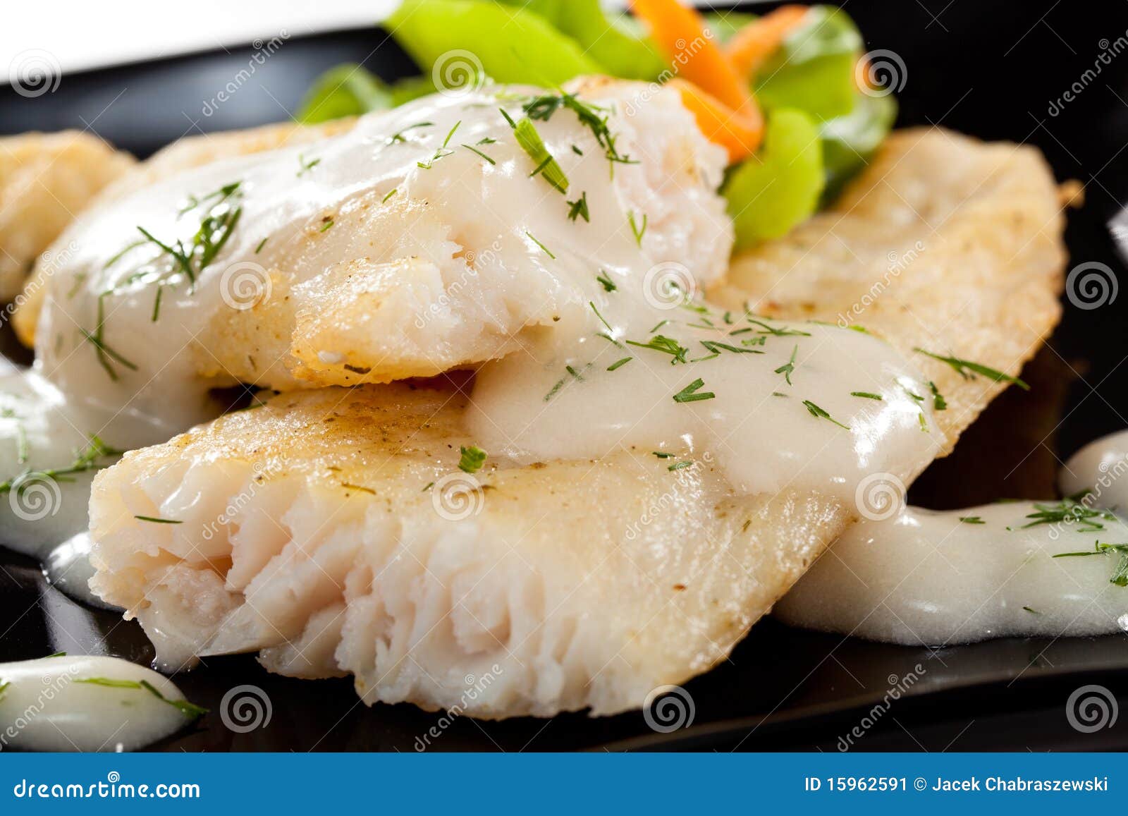 Fish dish stock image. Image of gourmet, carrots, omega3 - 15962591