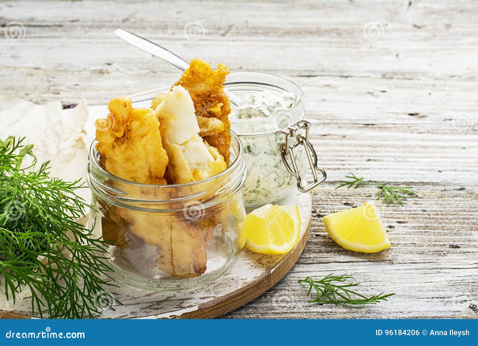 Fish Dish - Cod in Beer Batter with Tar Tar Sauce for a Healthy and ...