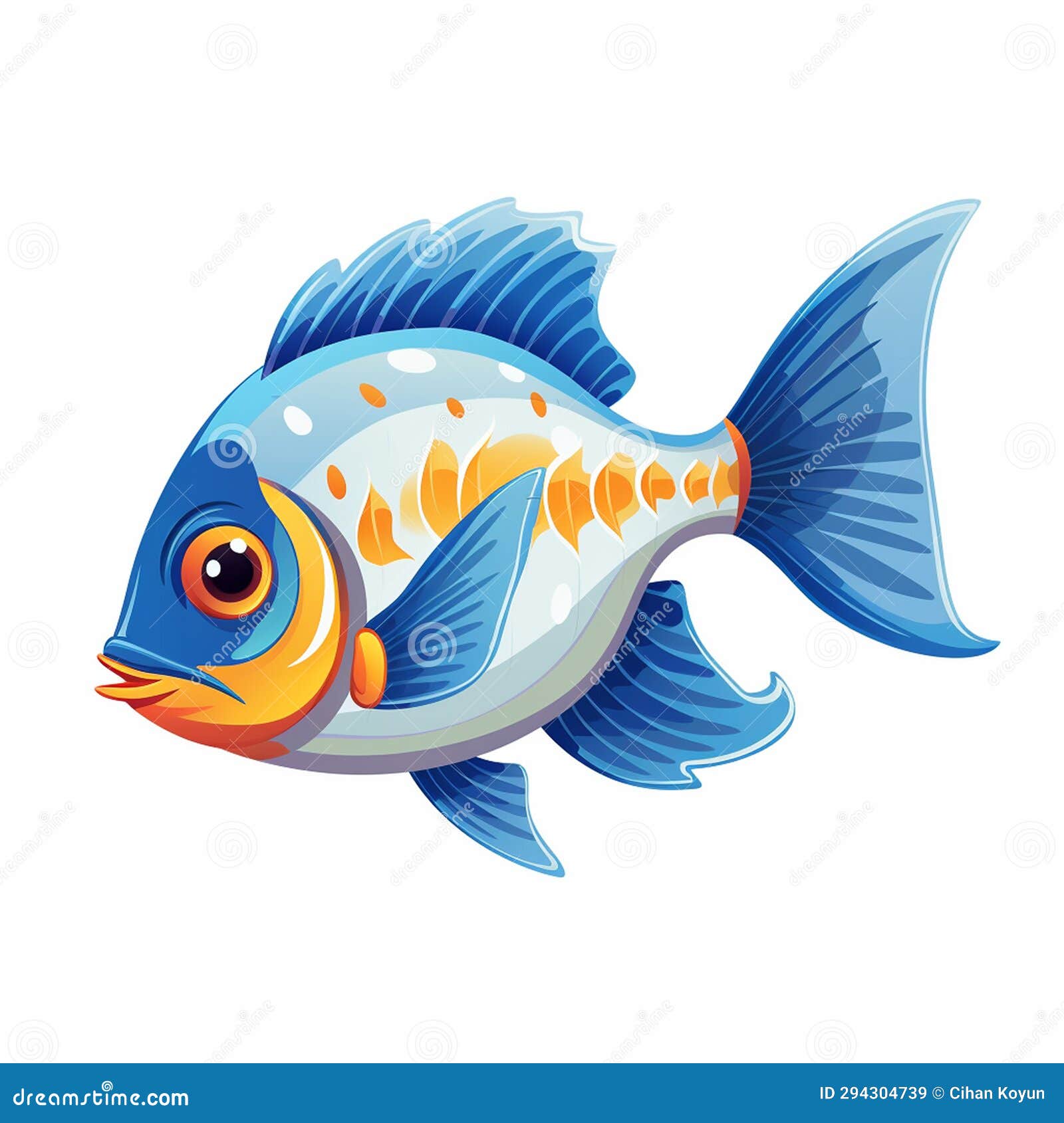 Fish Drawing for Art and Design Stock Image - Image of grill ...