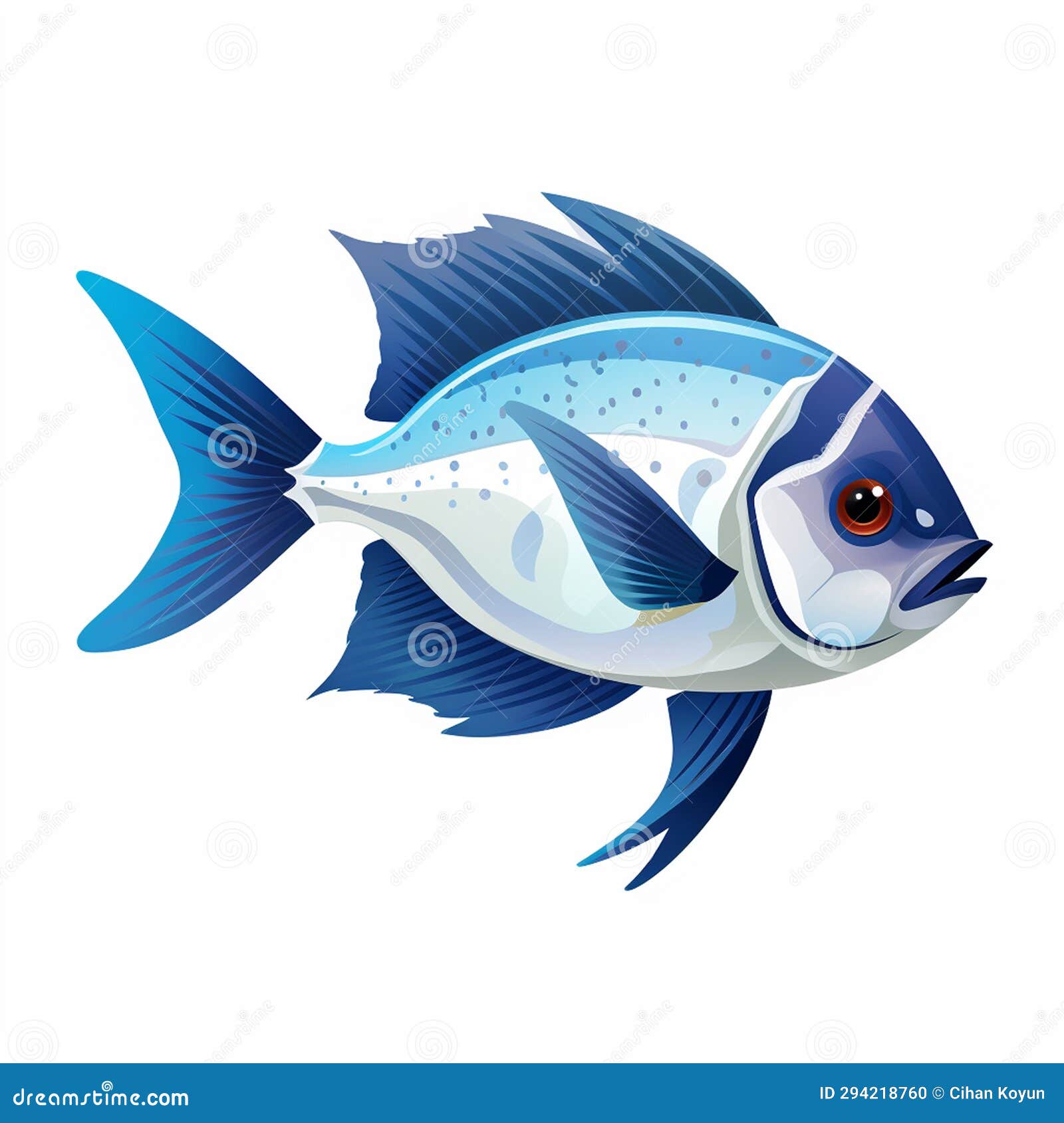 Tropical Fish Magic Artistic Illustration Stock Illustration ...