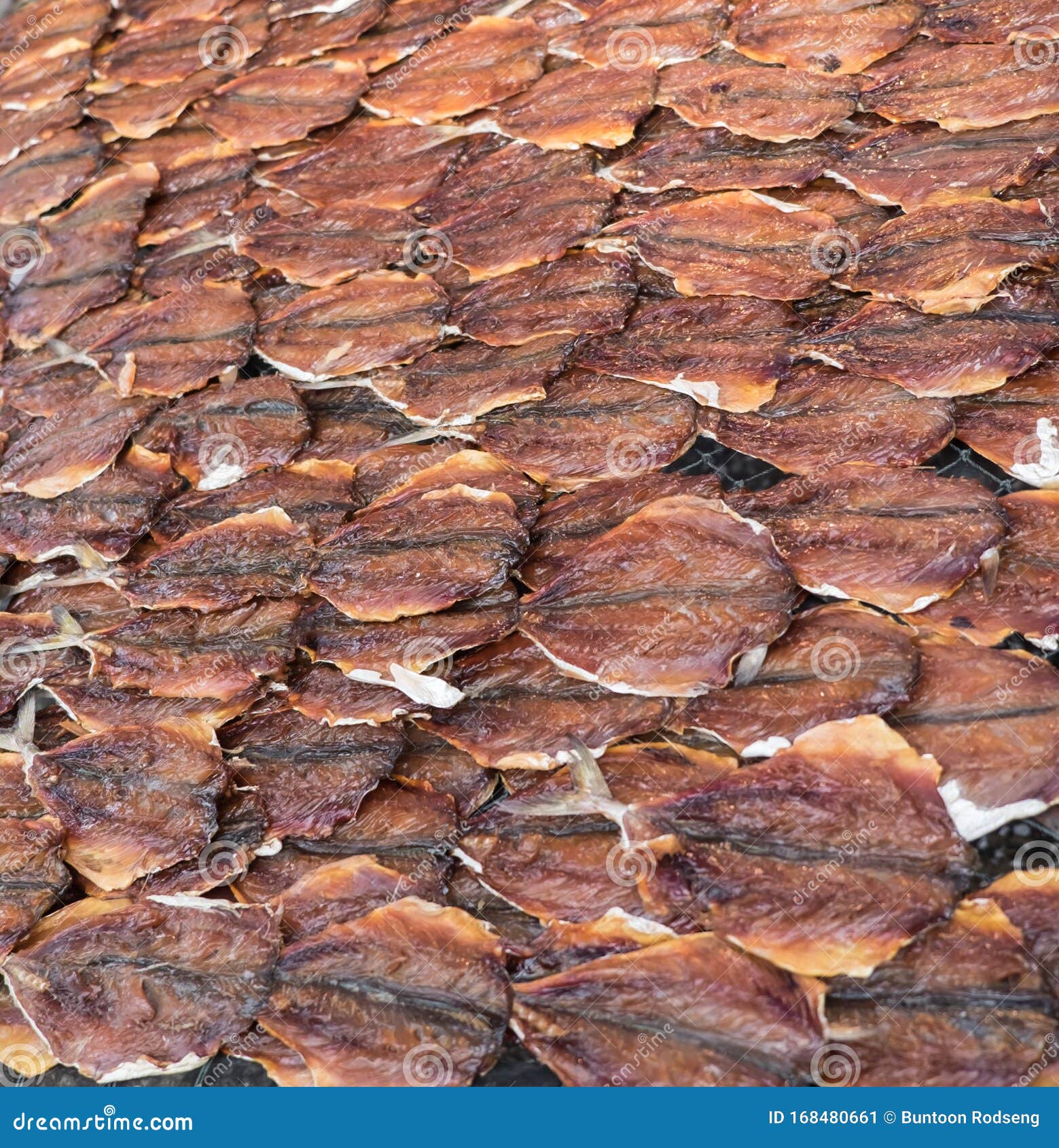 Fish Drying in Sun. Food Background Stock Image - Image of freshness ...