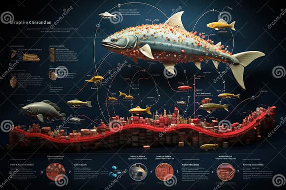 Fish Evolution, a Visual Journey through Time Stock Illustration ...