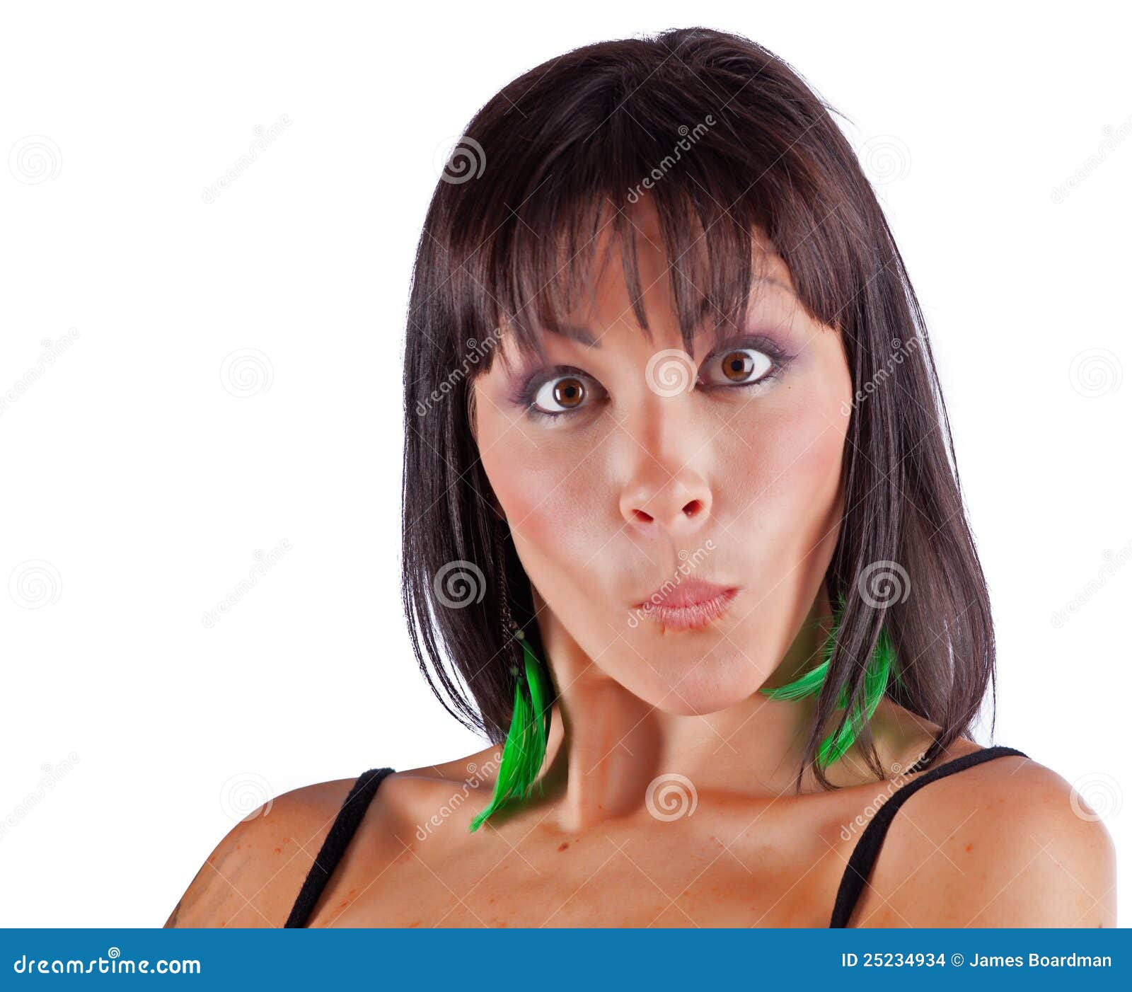 Fish Face stock photo. Image of puckered, girl, beautiful - 25234934