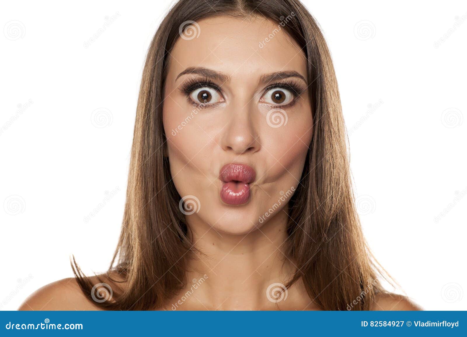 Fish face stock image. Image of cute, silly, lips, caucasian - 82584927