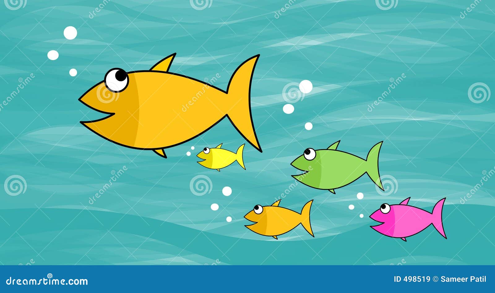 Fish Family Royalty Free Stock Images - Image: 498519