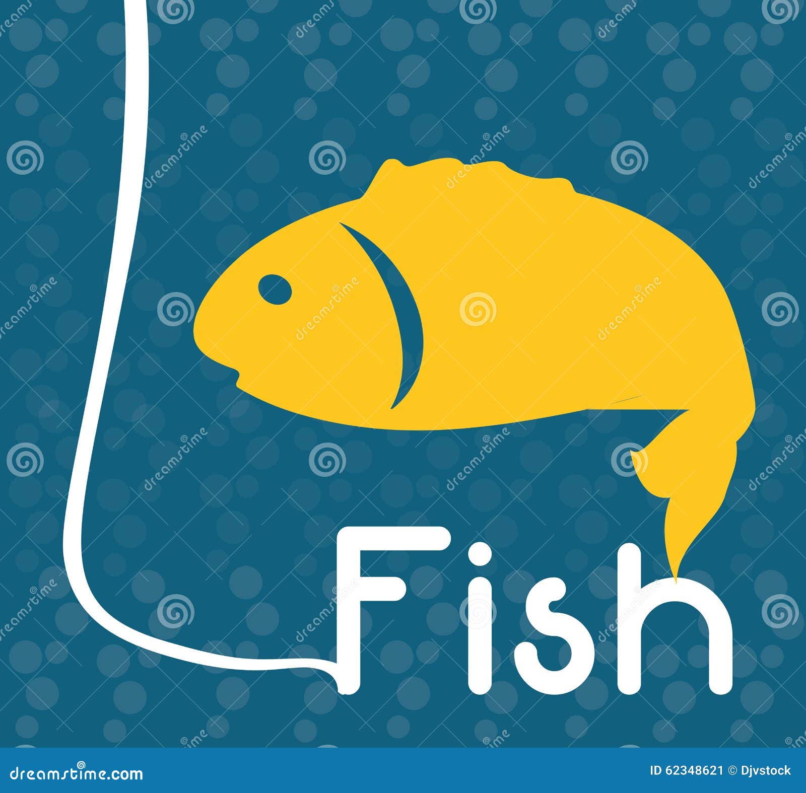 Fish figure design stock vector. Illustration of natural - 62348621